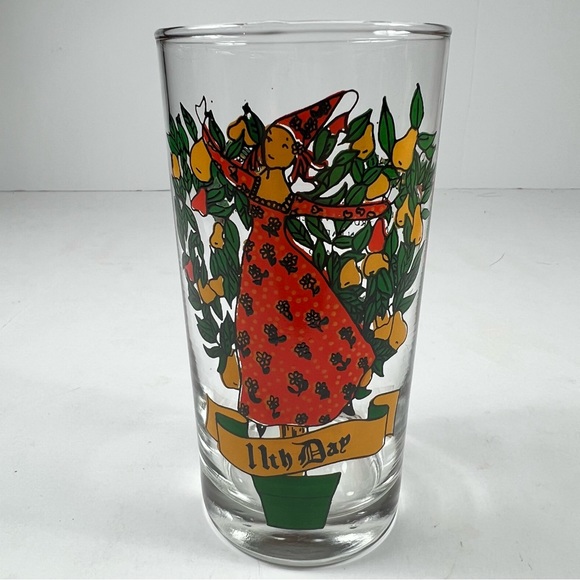 Dining | Vintage 12 Days Of Christmas 11th Day 11 Ladies Dancing Glass ...